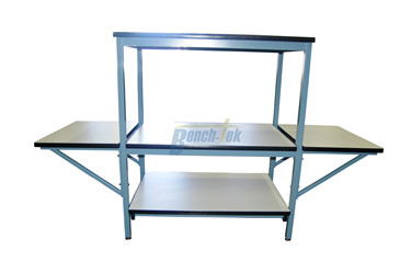 Custom Workbench with Slide Out Shelf | Bench-Tek Solutions