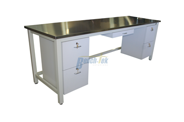 Stainless Steel Workbench with Drawers | Bench-Tek Solutions